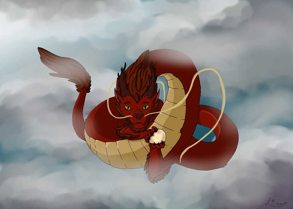 Regal Dragon - Finished Artworks - Krita Artists