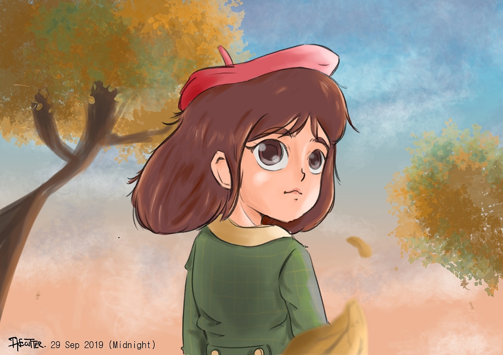 Little Misfortune Fanart - Finished Artworks - Krita Artists
