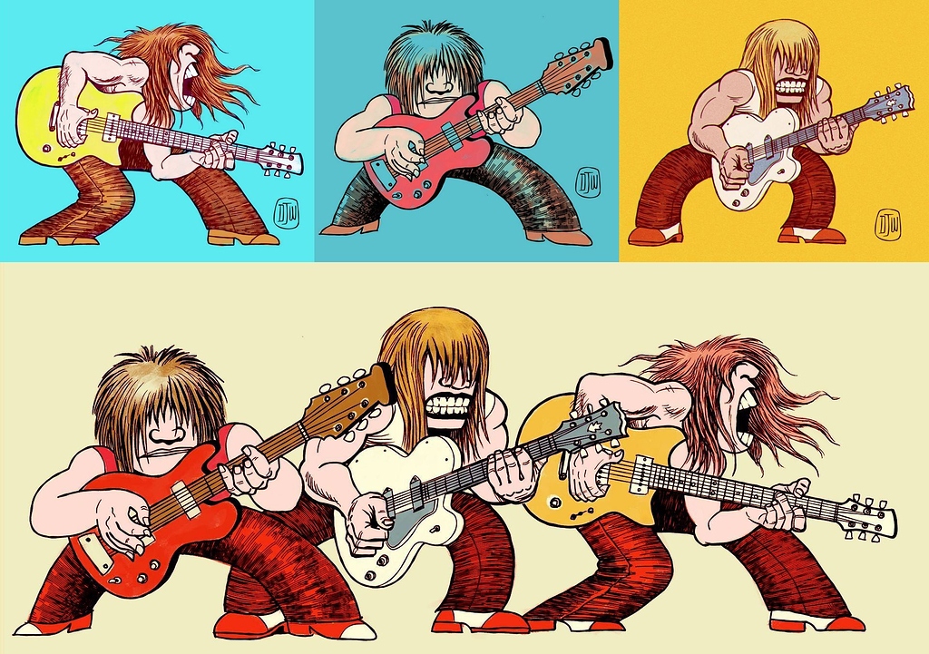 Rocker Dudes - Finished Artworks - Krita Artists