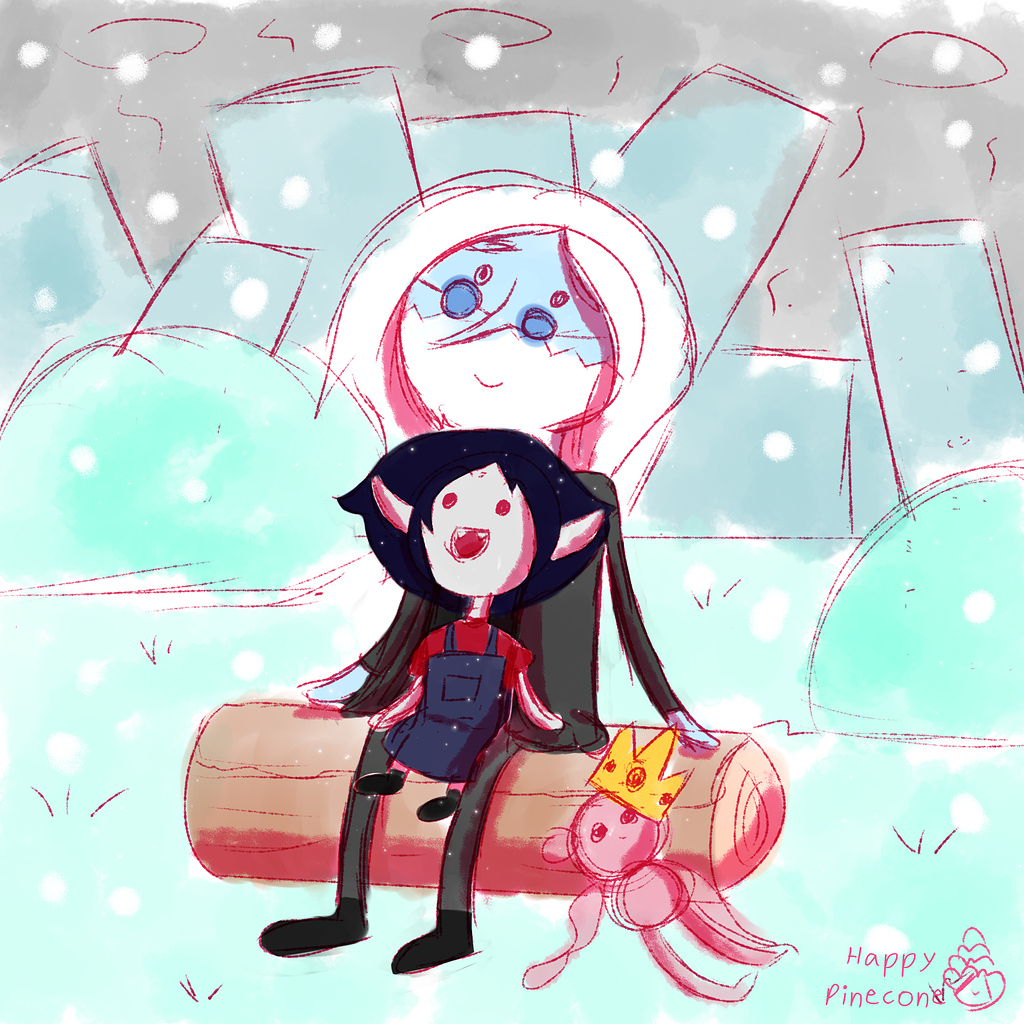 Adventure Time | Snow Day - Finished Artworks - Krita Artists