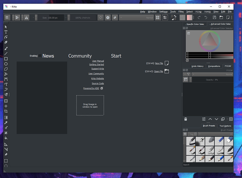 I need help in mirroring the krita display - Beginner's Questions ...