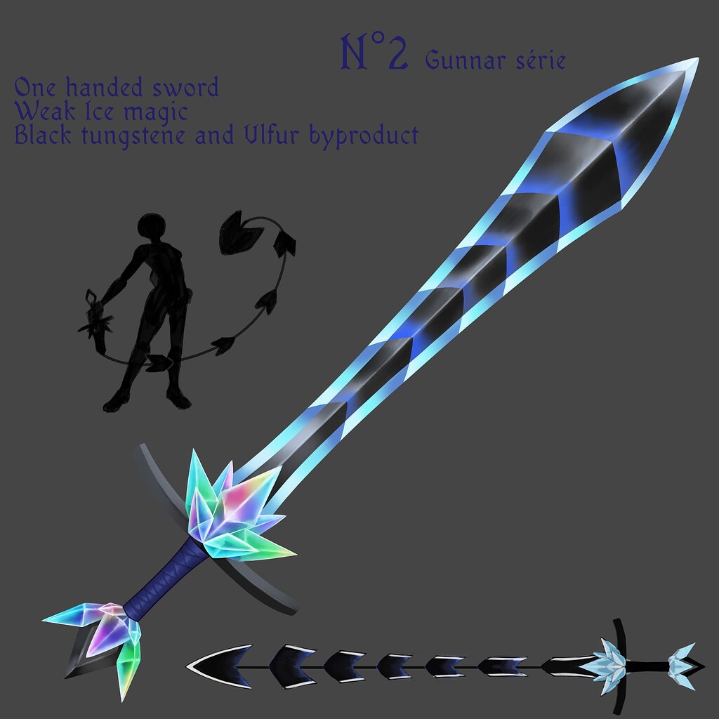 Just a one handed sword - Finished Artworks - Krita Artists