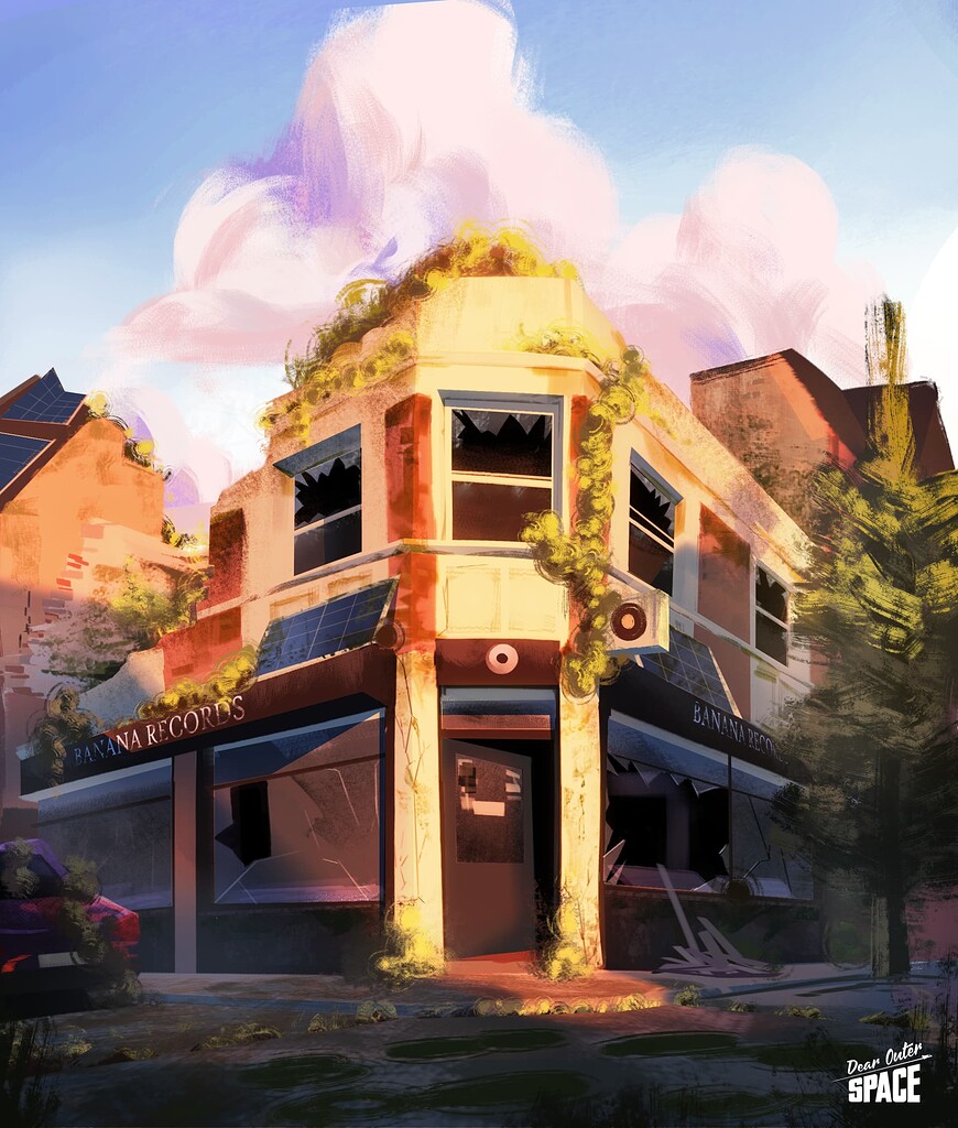 Abandoned Record Store - Visdev for Animation - Finished Artworks ...