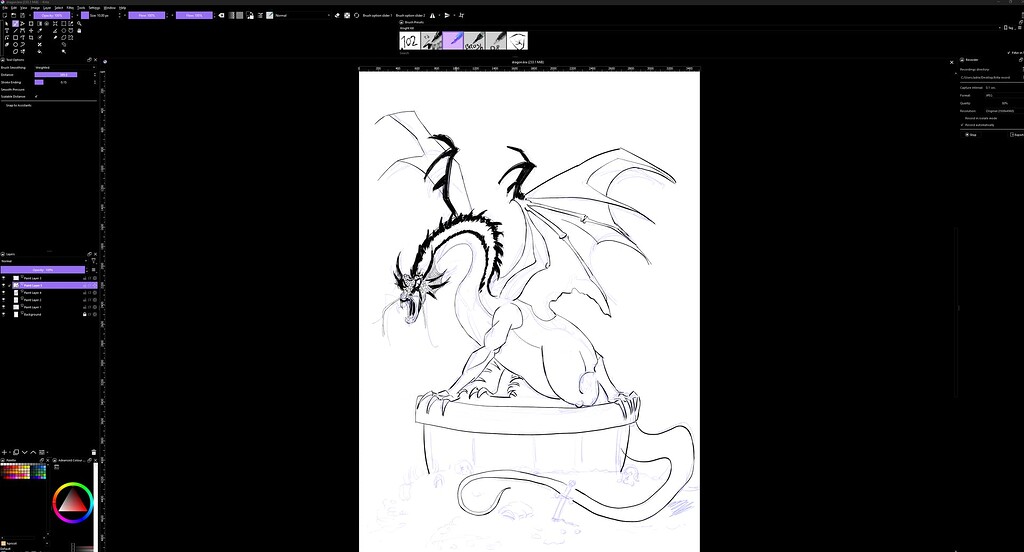 Amethyst Ultra dark Theme - Resources - Krita Artists