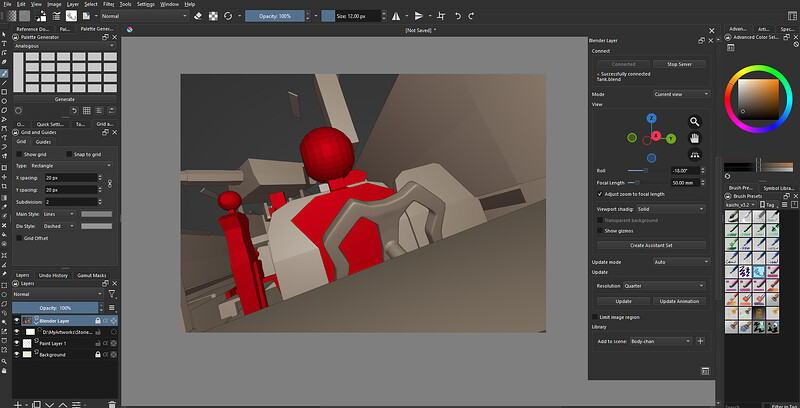 Plugin: Blender Layer - Live 3d View in Krita - Plugins and Scripts ...