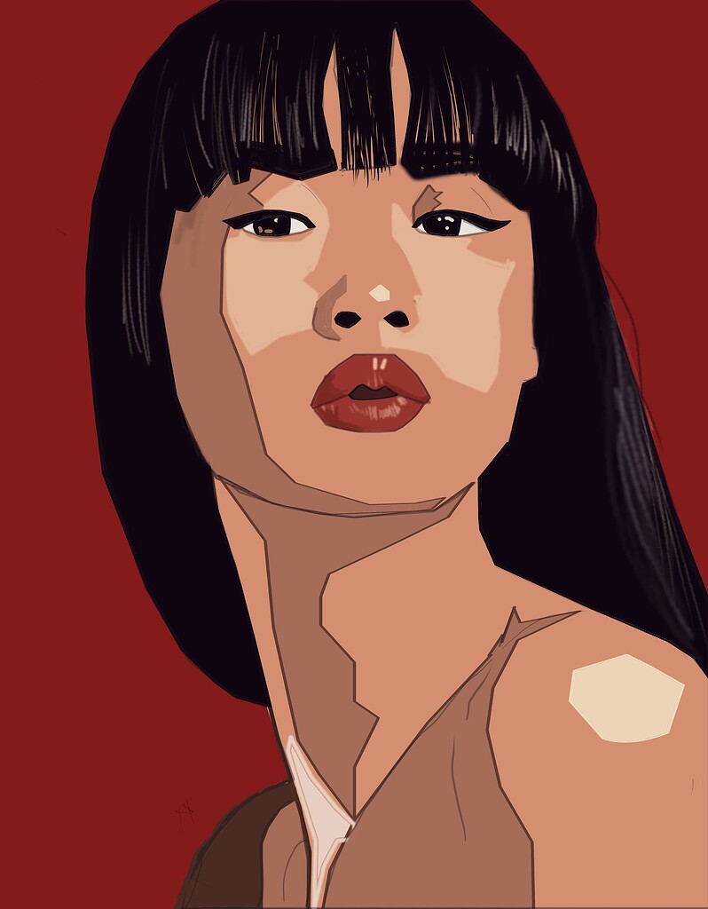 Red Eve Finished Artworks Krita Artists