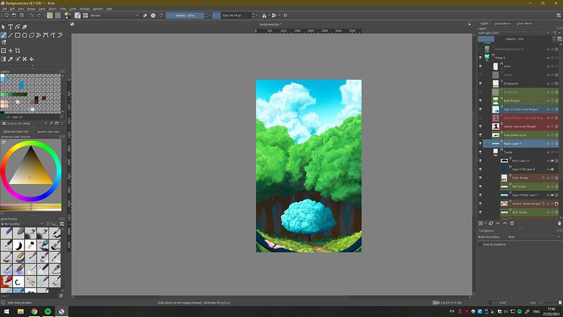 How your workspace in krita looks like - General Forums - Krita Artists
