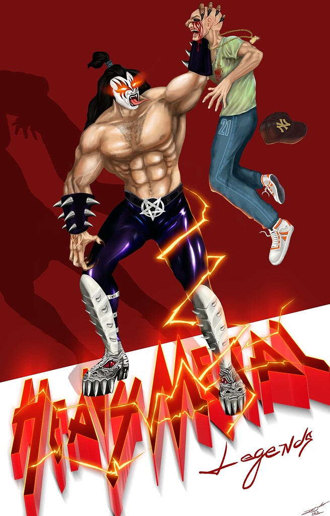 Heavy Metal Legends1 - Finished Artworks - Krita Artists