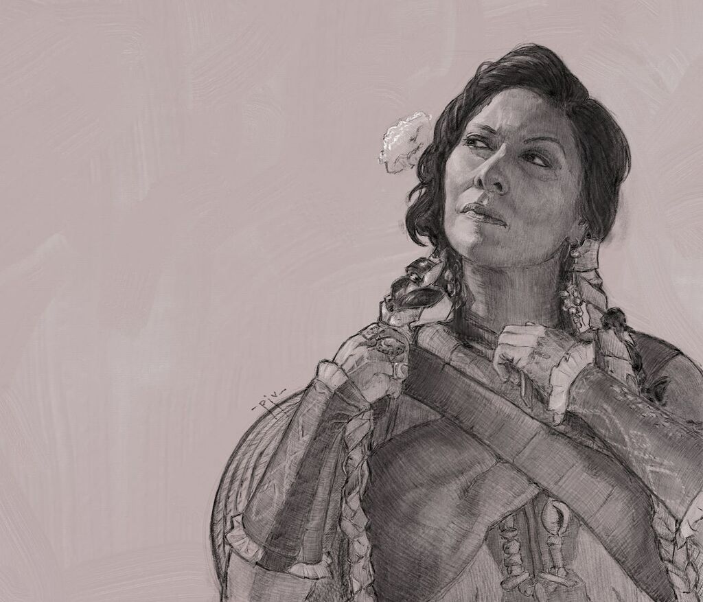 Portrait of Lila Downs - Finished Artworks - Krita Artists