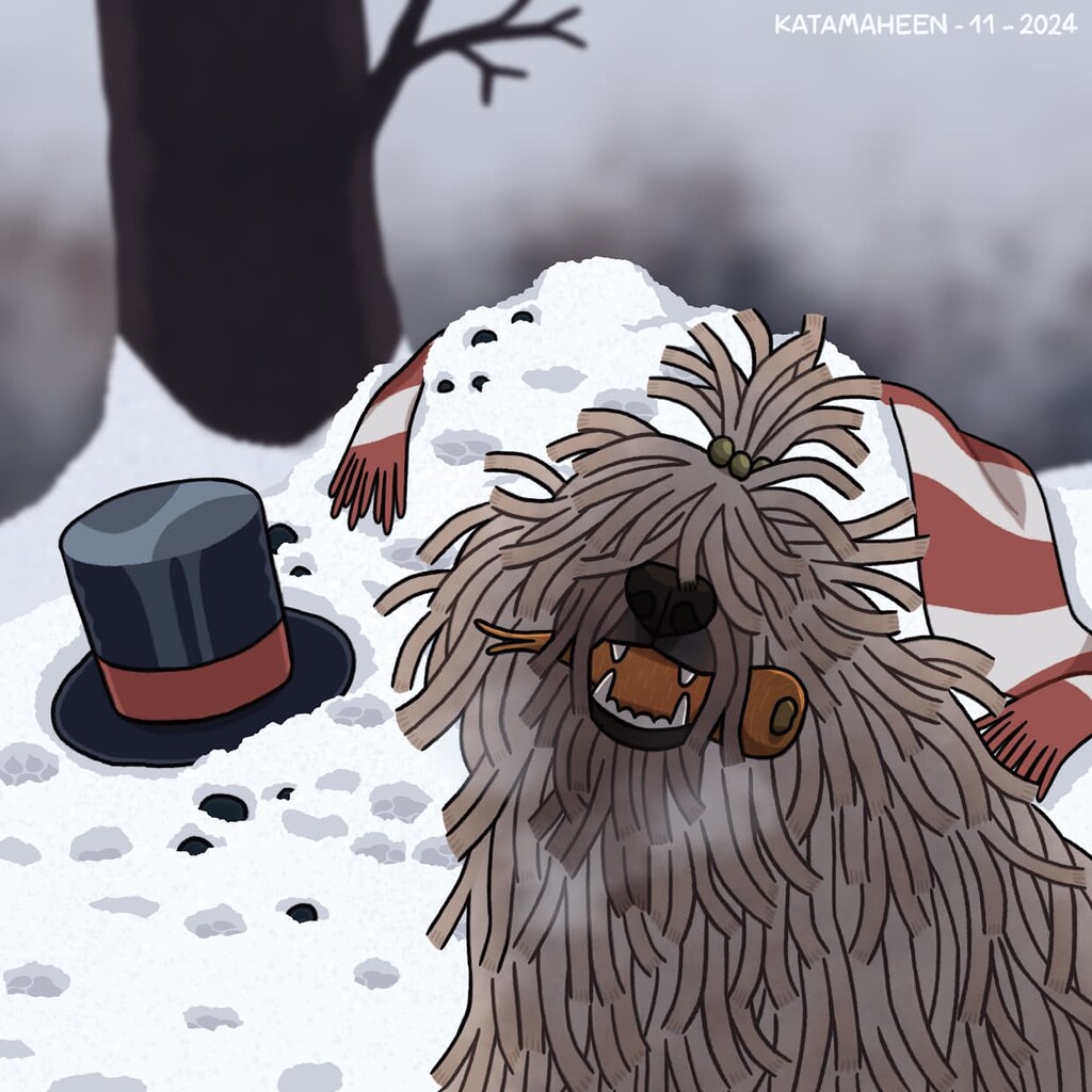 Snow Attack - Finished Artworks - Krita Artists