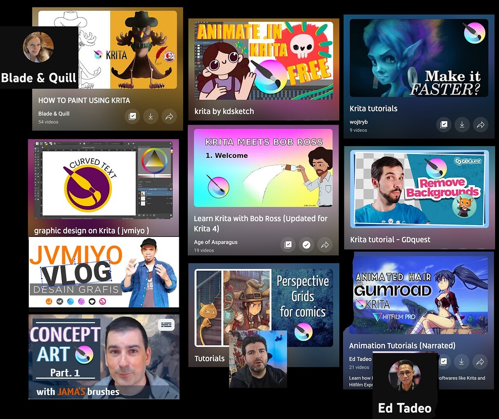 Project . Create video tutorials based on krita manual - Tutorials ...