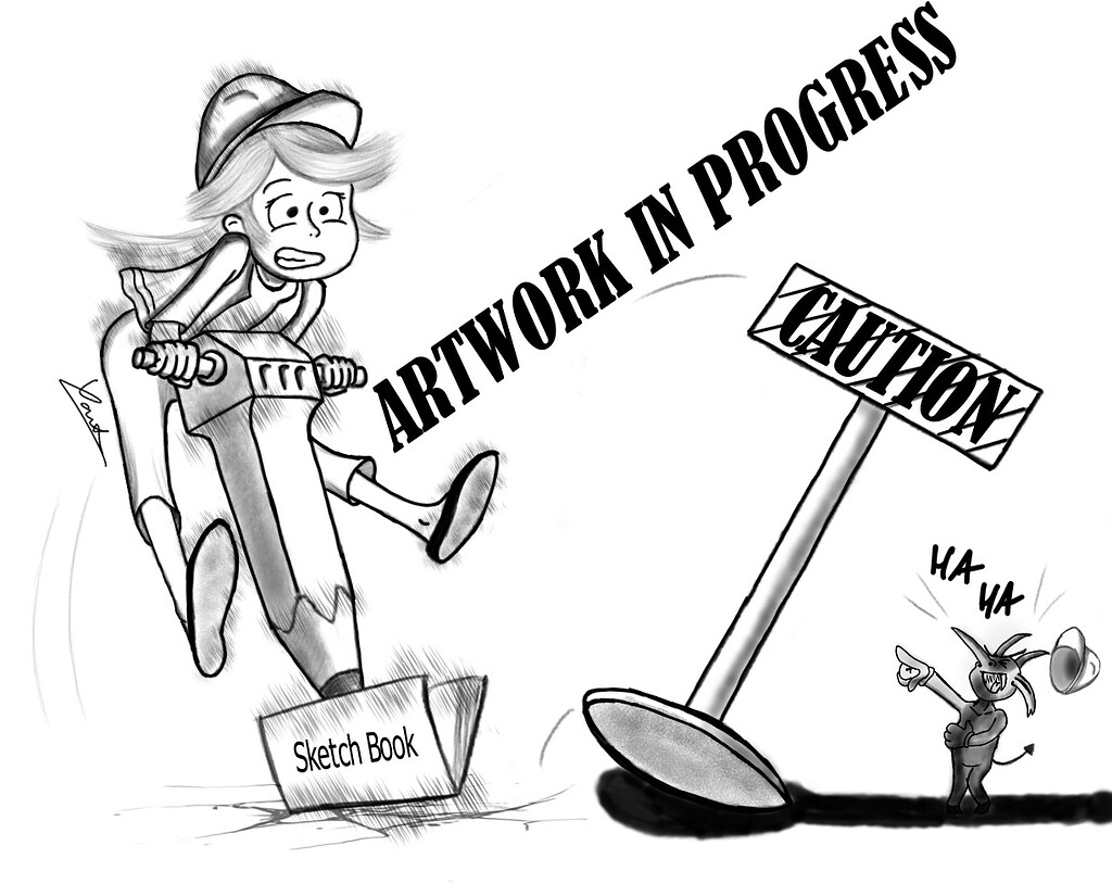 Caution: Artwork in Progress - Finished Artworks - Krita Artists