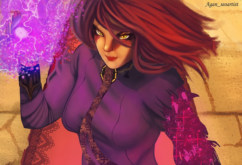 My drawing magic girl - Finished Artworks - Krita Artists