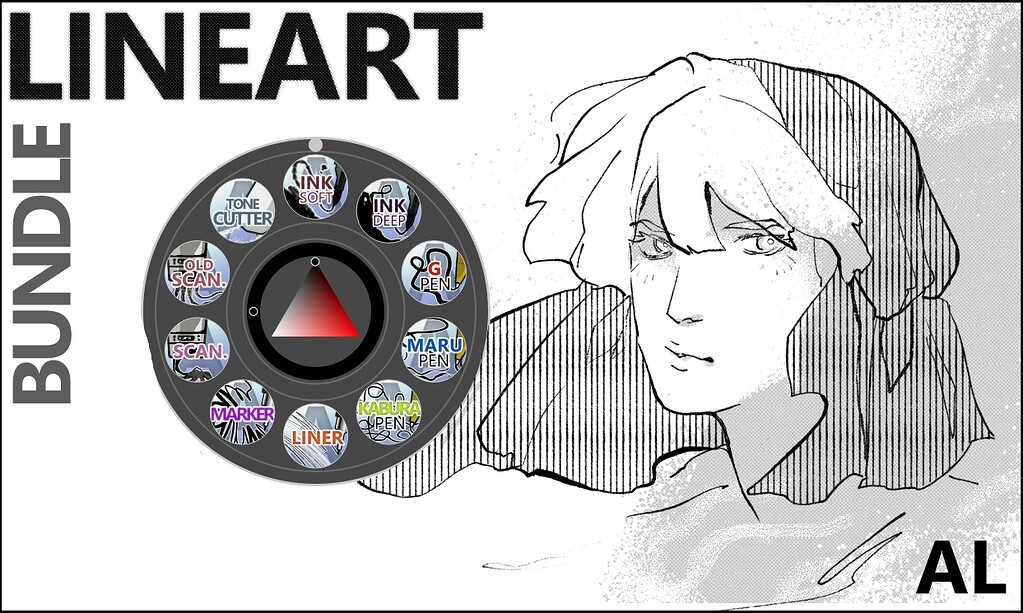 Aurelia’s Lineart (comic?) bundle - Brushes and Bundles - Krita Artists