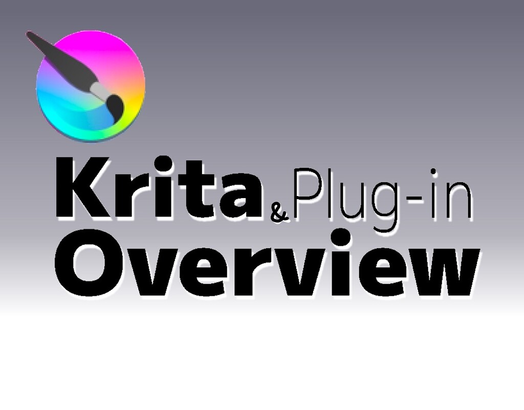 Overview reference: Some Krita feature and plug-ins - Tutorials - Krita ...