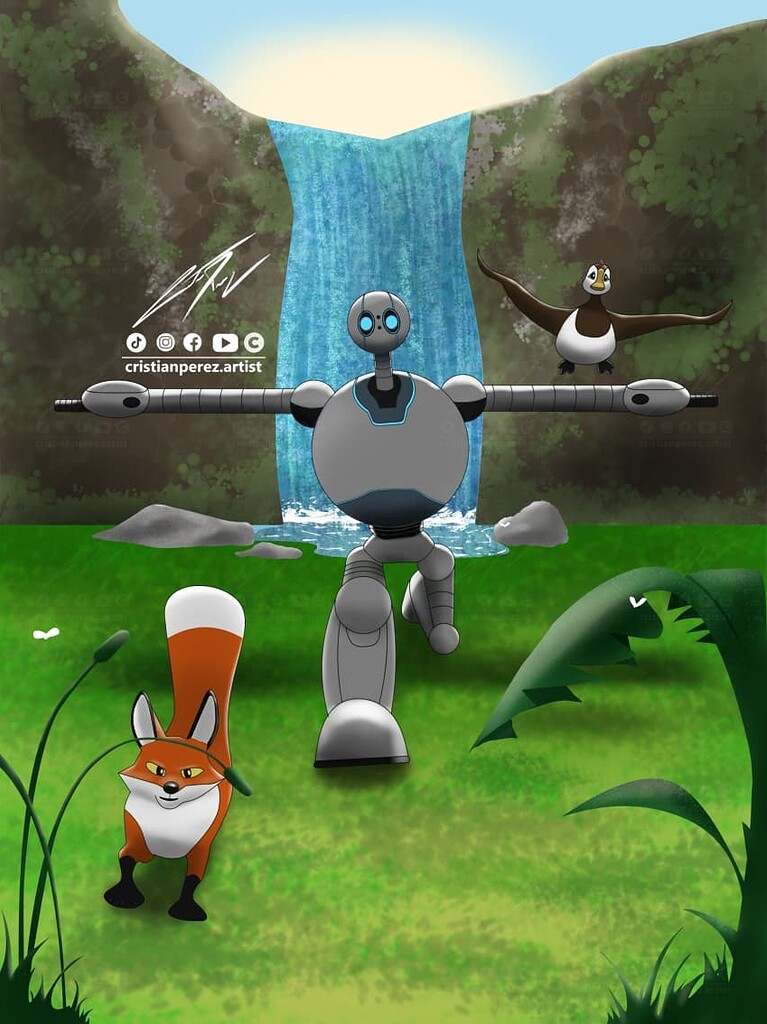 The Wild Robot ️ - Finished Artworks - Krita Artists