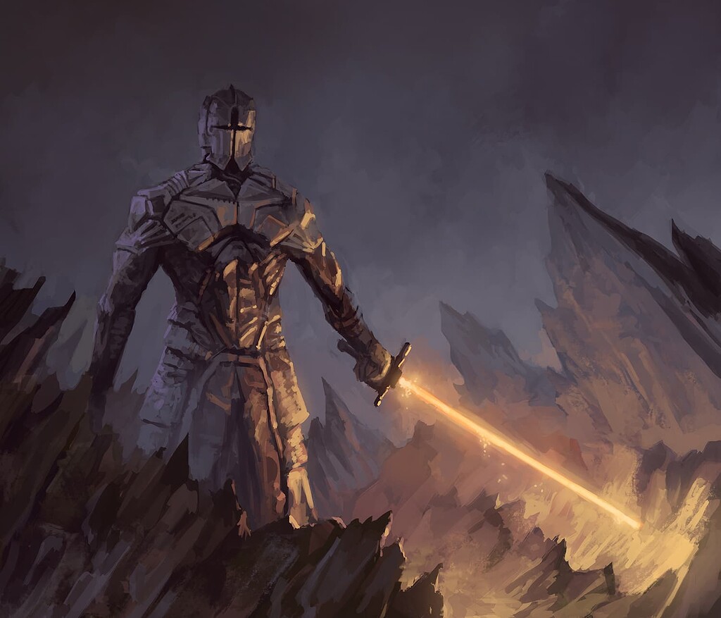 Iron Knight - Finished Artworks - Krita Artists