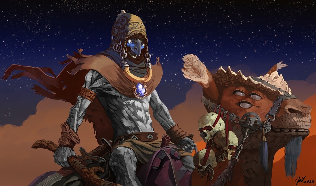 Desert mage - Finished Artworks - Krita Artists