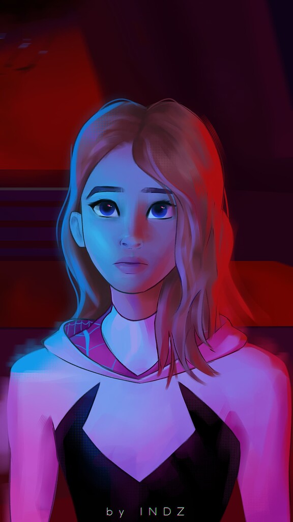 Gwen Stacy fanart from Across the Spiderverse 💗🕸️ - Finished Artworks ...