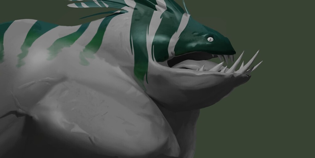 Tidehunter(study) - Finished Artworks - Krita Artists