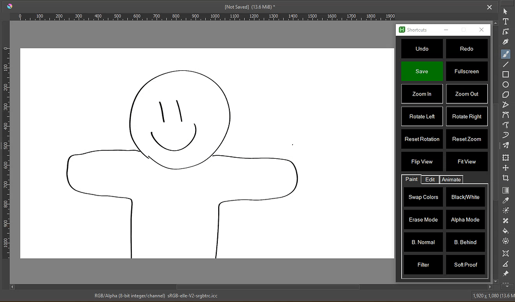 Floating window with customizable shortcut buttons // Windows only - Plugins - Krita Artists