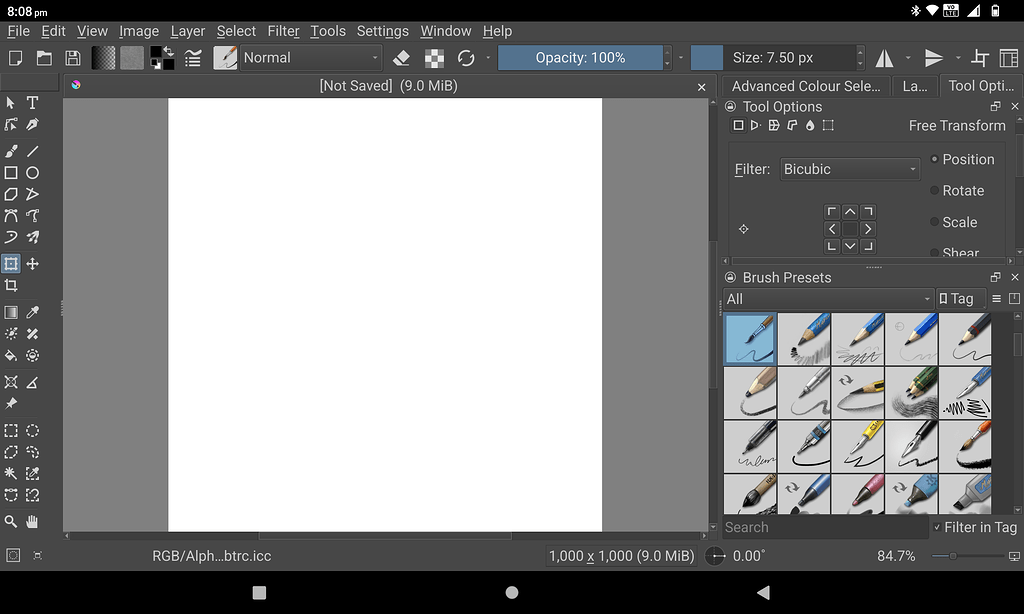Possibility to lock the Transform Tool's handles based on option ...