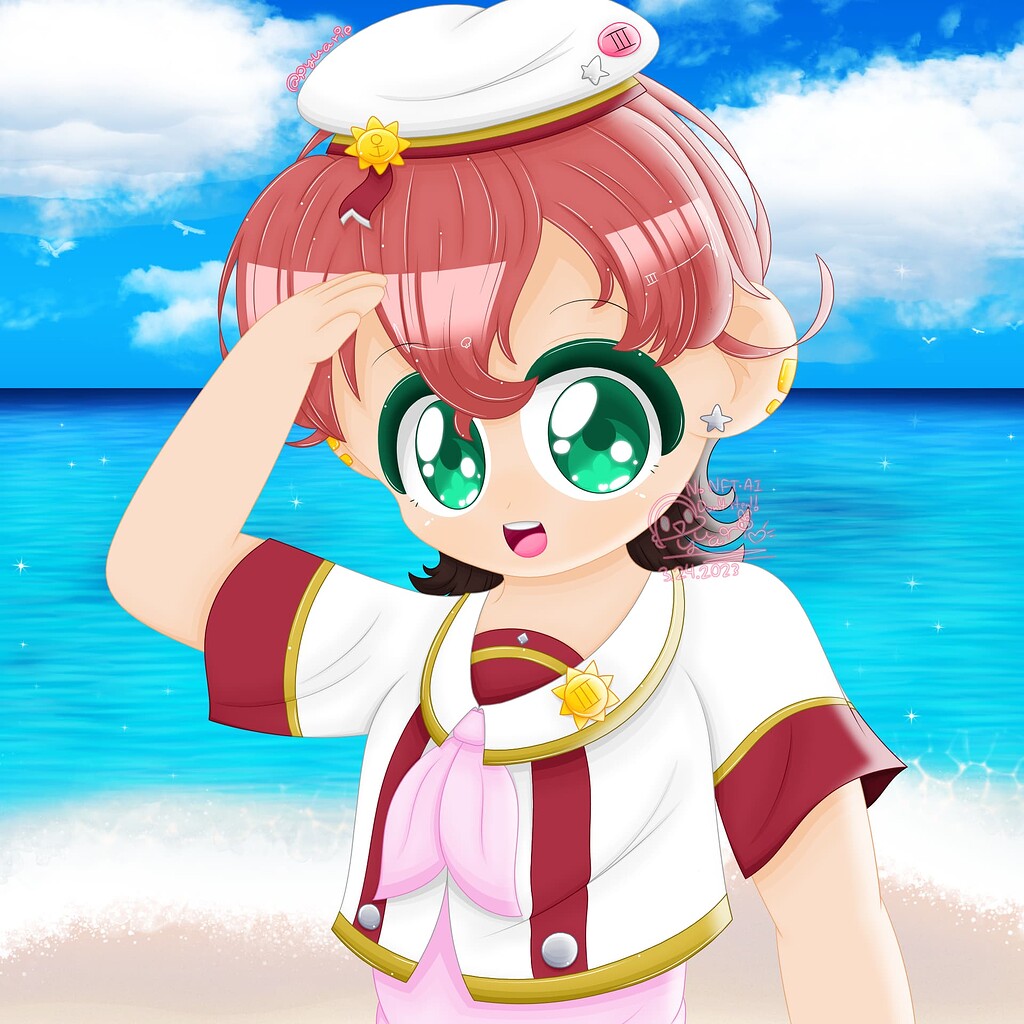 The Shining Beach - Finished Artworks - Krita Artists