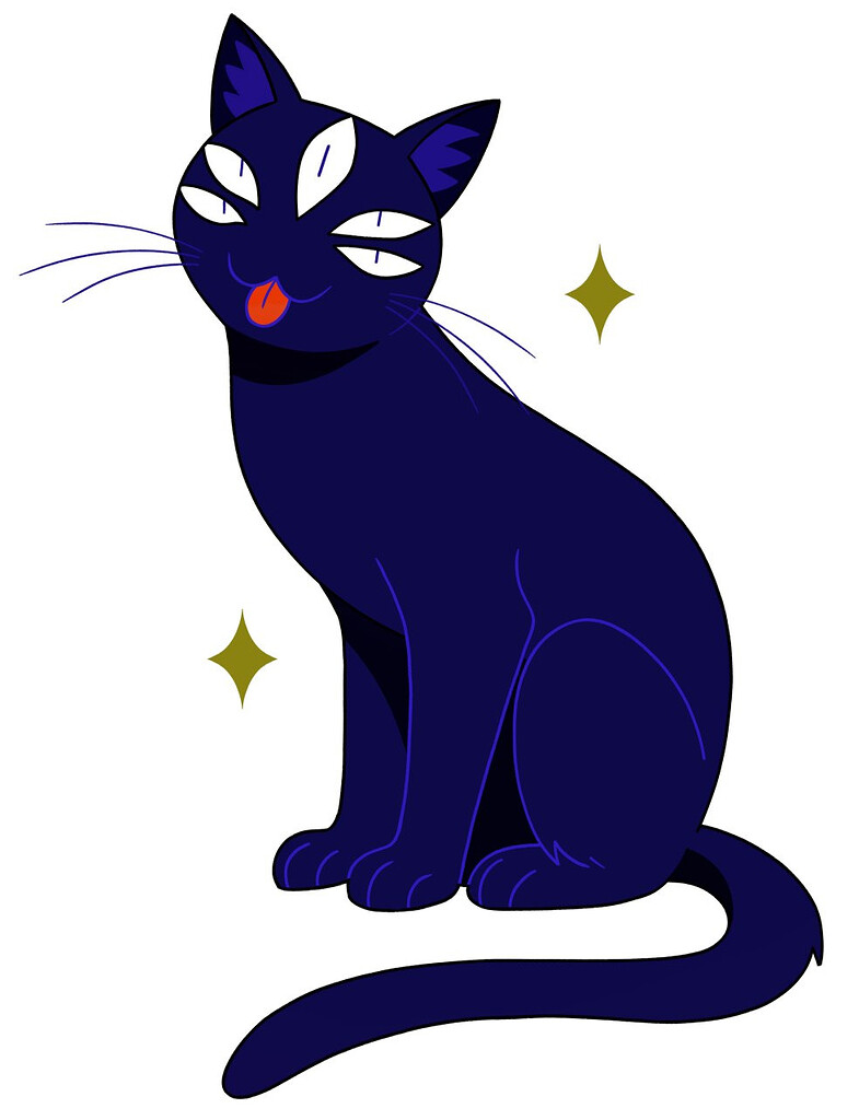 My Demon Cat Ares - Finished Artworks - Krita Artists