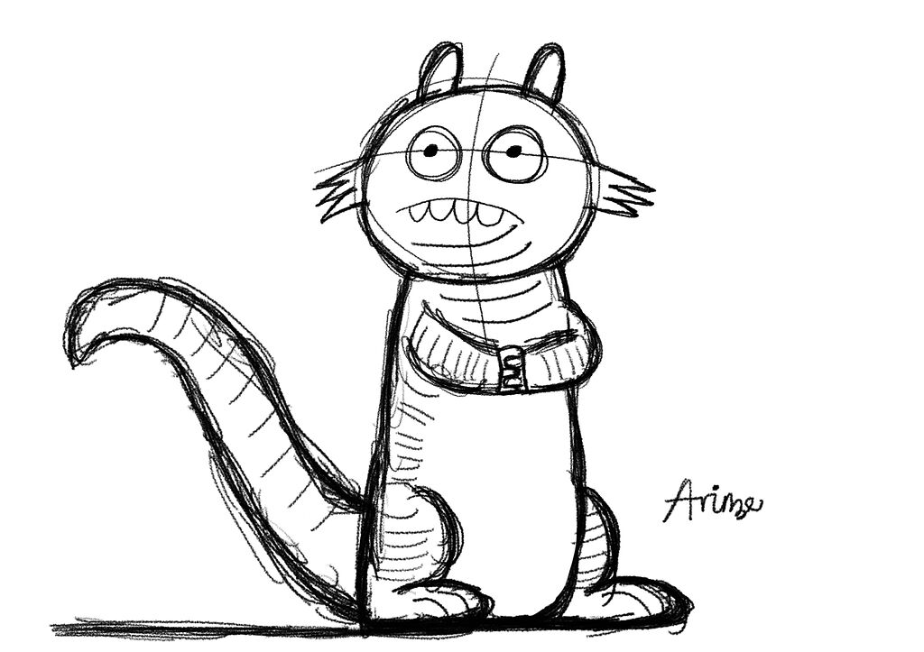 Creature Sketch - Finished Artworks - Krita Artists