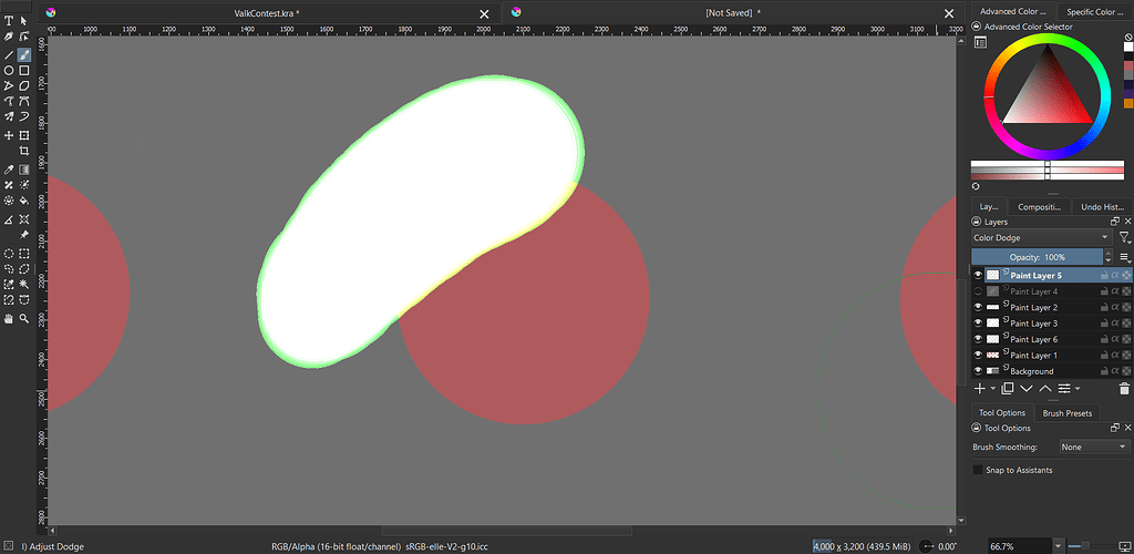 Color Dodge Behaving Weird - General Questions - Krita Artists