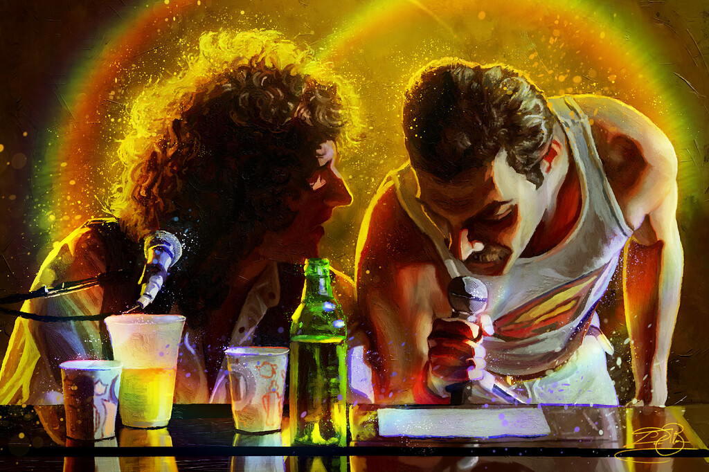 "Save Me" - Freddie Mercury and Brian May Artwork - Finished Artworks ...