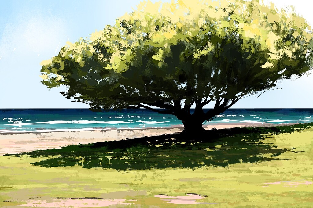 I get back - Finished Artworks - Krita Artists