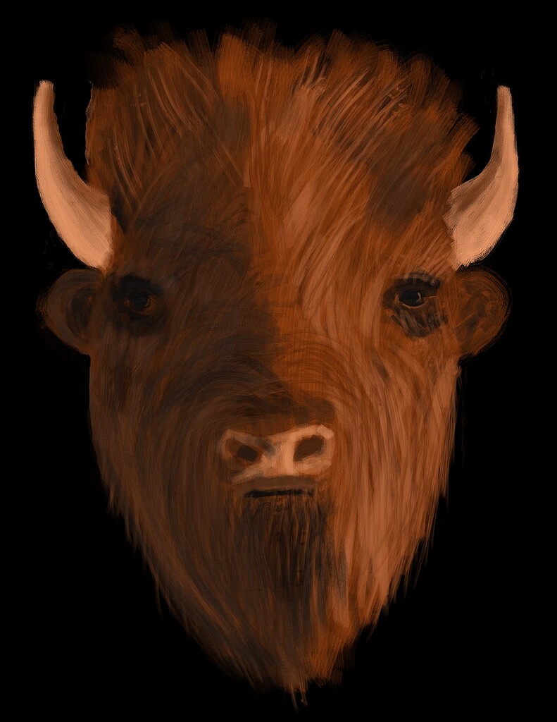 Bison - Finished Artworks - Krita Artists