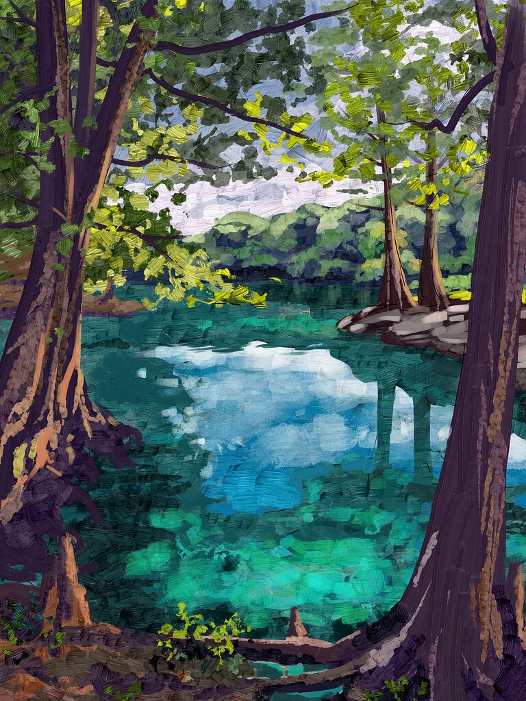 Ginnie Springs - Finished Artworks - Krita Artists