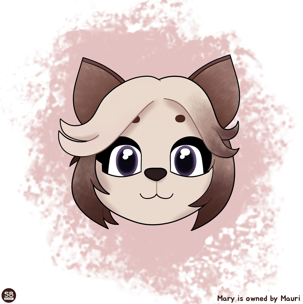 Mary the Cat (small face doodle) - Finished Artworks - Krita Artists