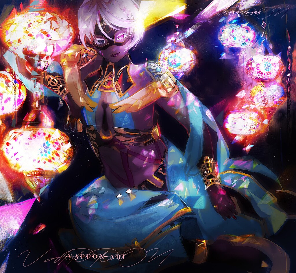 Painting over a 3D model of my OC - Finished Artworks - Krita Artists