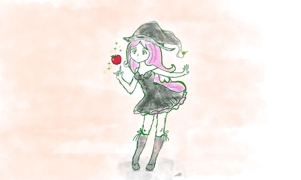 First sketch on krita 😊 - Finished Artworks - Krita Artists