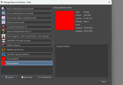 Gold and Pearl - Gradients set for Krita - Brushes and Bundles - Krita ...