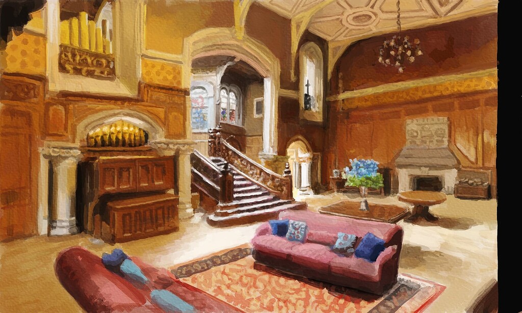 Lounge - Finished Artworks - Krita Artists