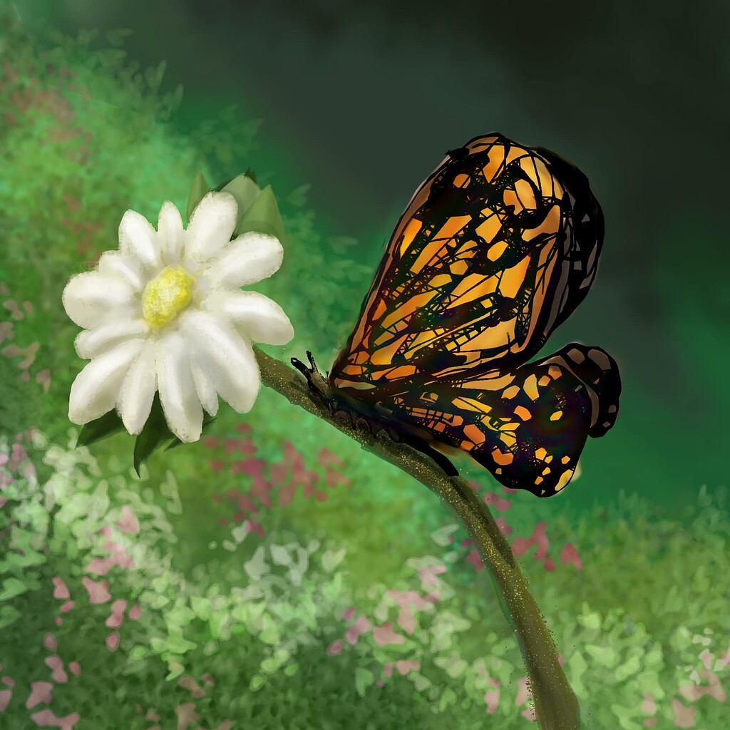 Imaginary Butterfly - Finished Artworks - Krita Artists
