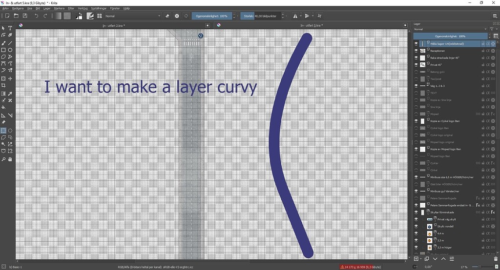 Twist/curve layer - General Questions - Krita Artists