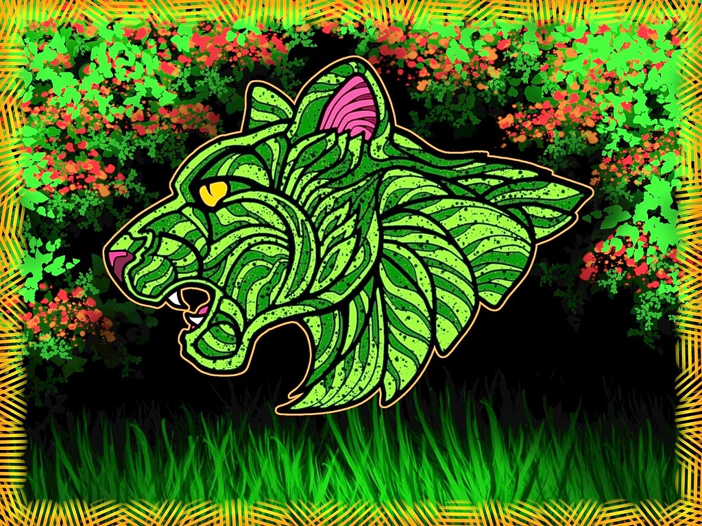 Botanical Cougar Finished Artworks Krita Artists