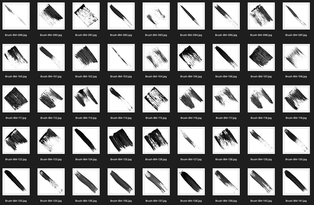 Brush Pack (280 Brush Patterns) - Resources - Krita Artists