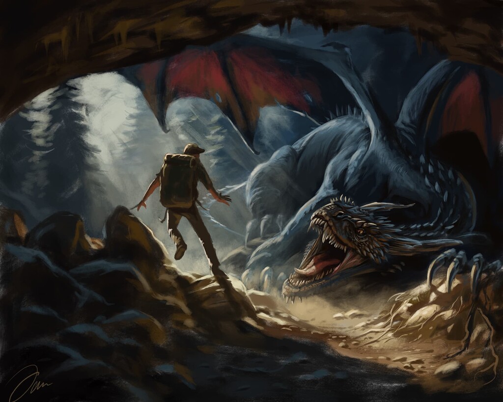 "Magnificent Dragon" My entry for June '24 Challenge - Finished ...