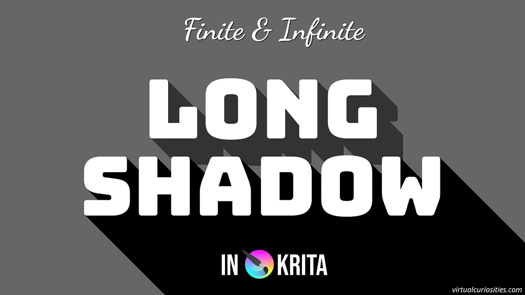 How to Create a Long Shadow Text Effect (Non-Destructive) - Tutorials - Krita Artists