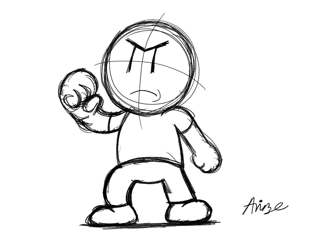 Angry Doodle - sketchbook - Krita Artists