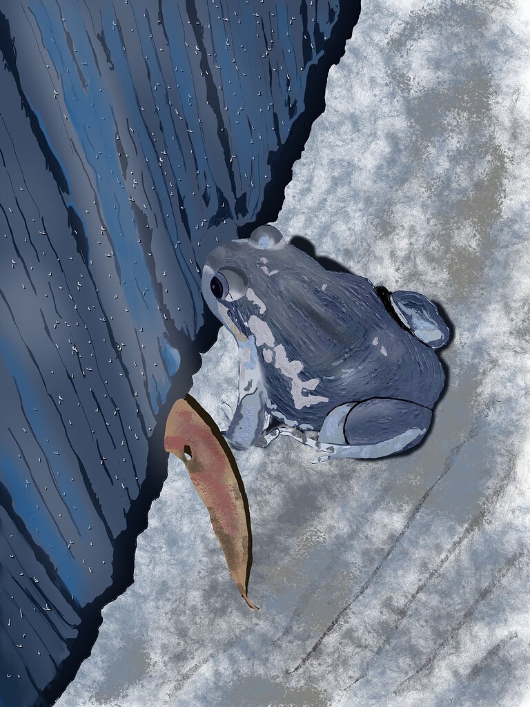 Eastern Banjo Frog - Finished Artworks - Krita Artists