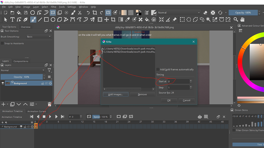 Import animation frames fix request - Feature Requests - Krita Artists