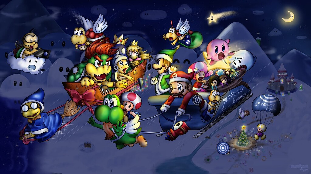Merry Christmas! Nintendo Christmas Fanart from 2019 - Finished ...