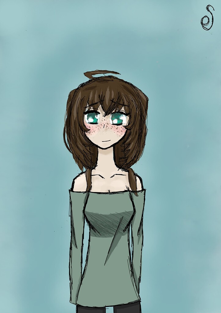This is my OC Fern Lily - sketchbook - Krita Artists